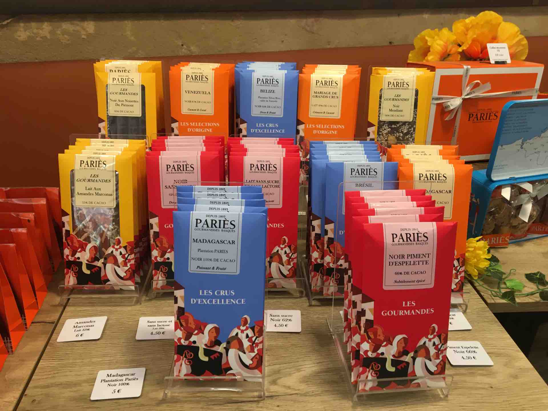 La maison Pariès à Bordeaux, des spécialités basques à tomber